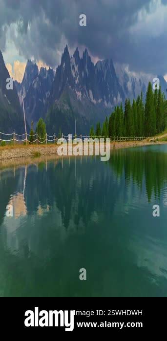 Drone view of Chamonix. Chamonix-Mont-Blanc is a resort town in France ...