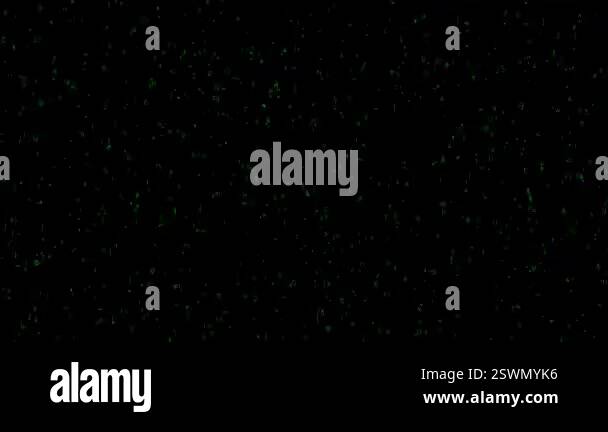 random green ascii characters on black screen flashing fast as if it ...