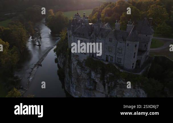 Discover the stunning architecture of Walzin Castle perched on the ...