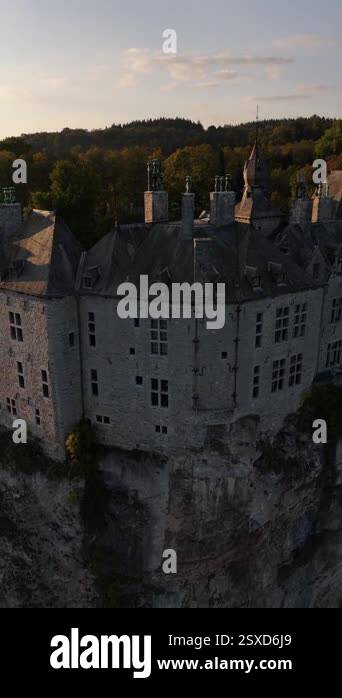 Nestled on a cliff near Dinant, Walzin Castle showcases stunning ...