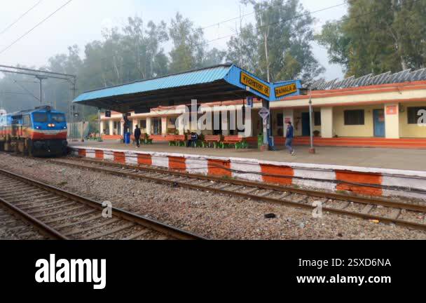 Raiwala, Uttarakhand, India - January 18, 2025 : The express train of ...