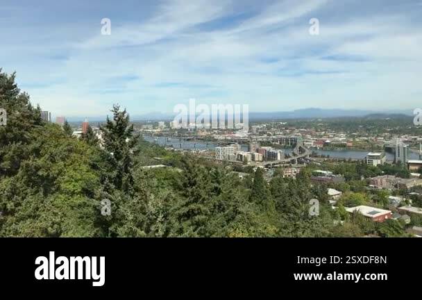 Portland, Oregon, USA - September 10 2024: Scenic ride on the Portland ...