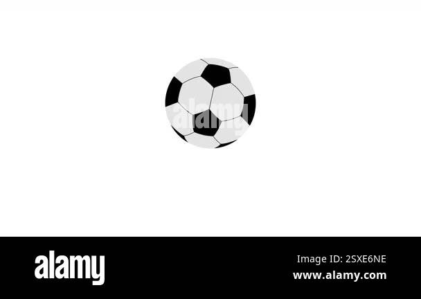 Realistic Bouncing Soccer Ball Animation. A high-quality looping ...
