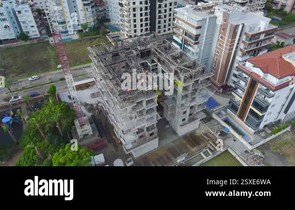 Detailed operations captured aerially Stock Video Footage - Alamy