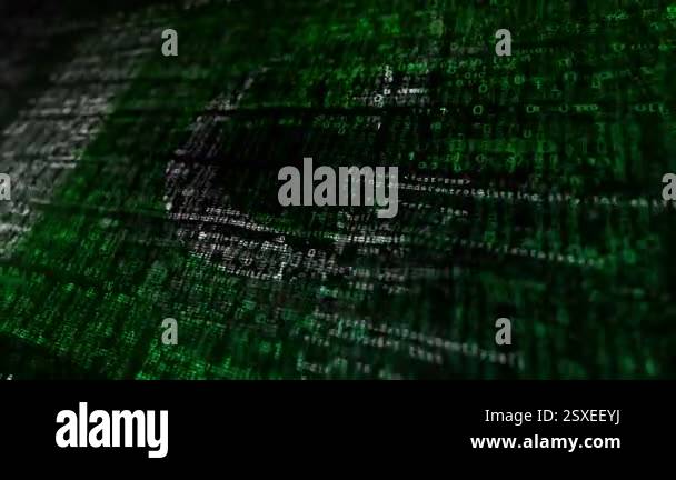 Pakistan USA flag waving secure code. Pakistani blowing banner cyber ...