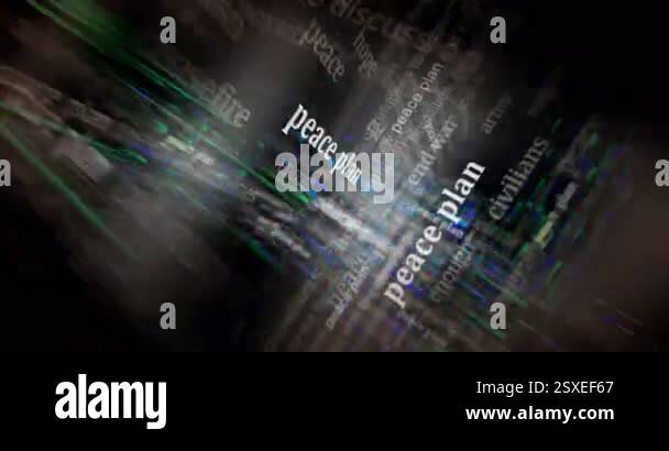 Peace plan and negotiations for end the war headline news titles across ...