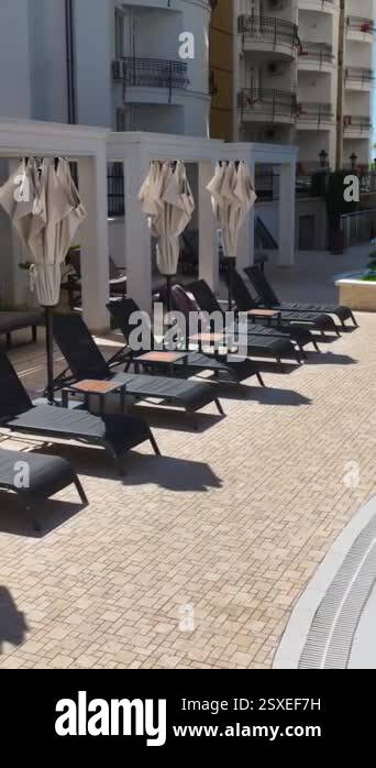 A haven for luxury and comfort by the sea Stock Video Footage - Alamy