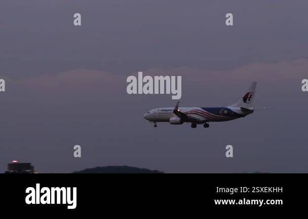 KUALA LUMPUR, MALAYSIA - JANUARY 13, 2025: Boeing 737, 9M-MXU of ...