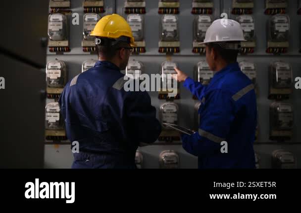 Electrical engineers work together to solve electrical system failures ...