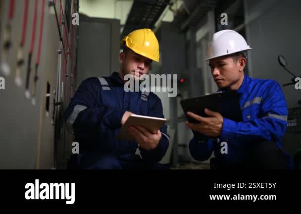 Electrical engineers work together to solve electrical system failures ...