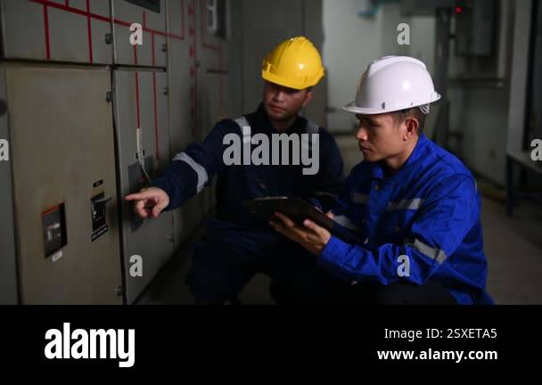 Electrical engineers work together to solve electrical system failures ...