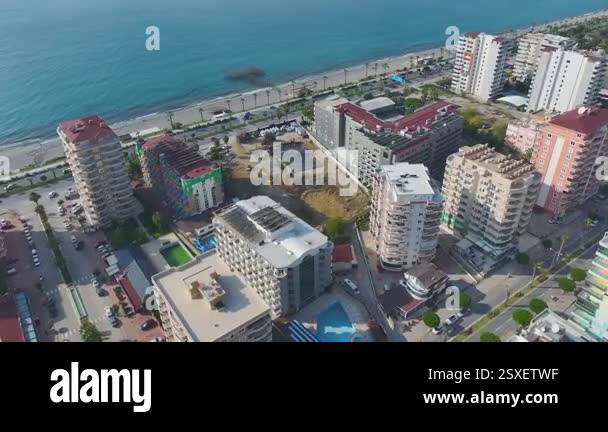 A vibrant and scenic construction site Stock Video Footage - Alamy