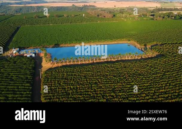 Farm reservoir field irrigation Stock Videos & Footage - HD and 4K ...