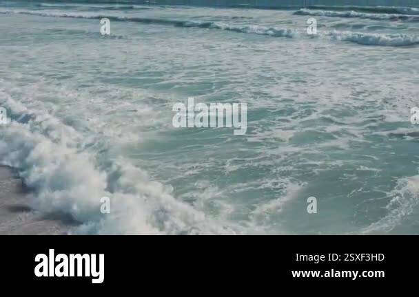 Ocean waves on sandy shore Stock Videos & Footage - HD and 4K Video ...