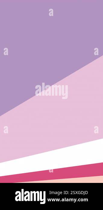 Minimal abstract loop background. Hand drawing with pink and purple ...