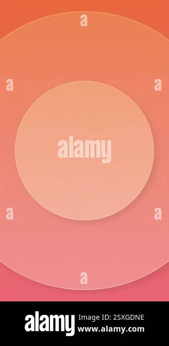 Abstract glossy cut out background.Red color circle shape animated ...