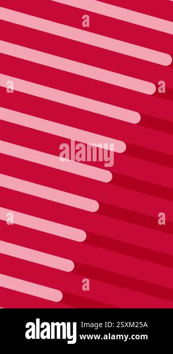 Abstract red lines animated background. Backdrop for design. Base for ...