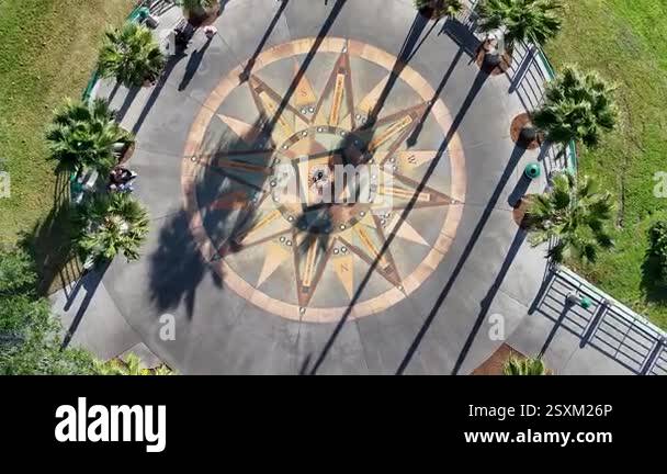 Celebration Sidewalk At Celebration In Florida United States. Lakeside ...