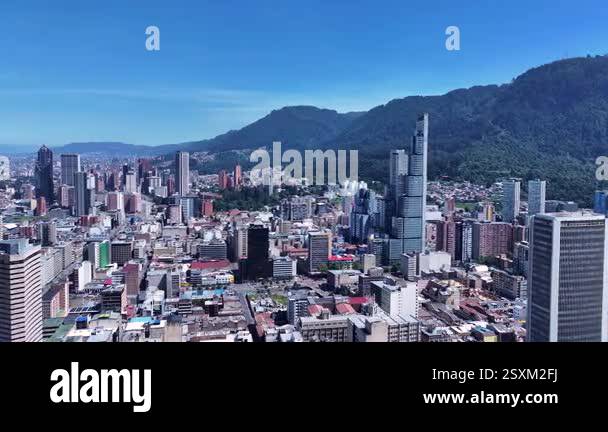 Bogota Skyline At Bogota In District Capital Colombia. High Rise ...