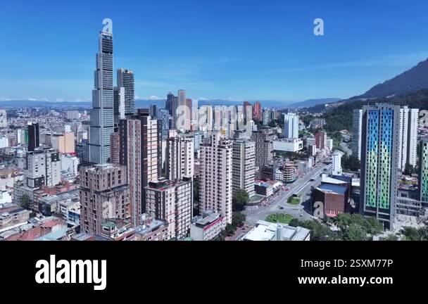 Bogota Skyline At Bogota In District Capital Colombia. High Rise ...