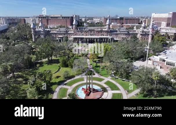 Henry Plant Museum At Tampa In Florida United States. Downtown ...