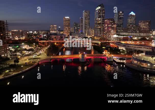 Downtown Tampa At Tampa In Florida United States. Famous Highrise ...