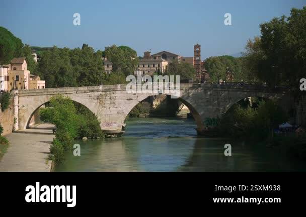 The Pons Cestius, Latin for Cestian Bridge, Italian Ponte Cestio is an ...