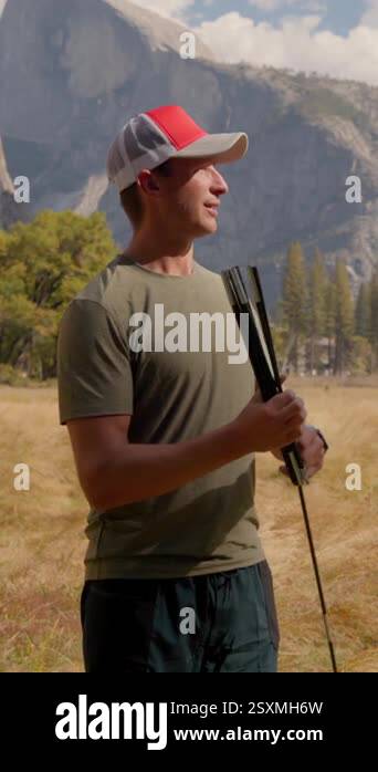 A man stands proudly amidst the breathtaking and stunningly diverse ...