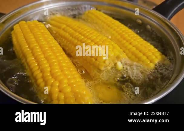Boiling corn in pot Stock Videos & Footage - HD and 4K Video Clips - Alamy