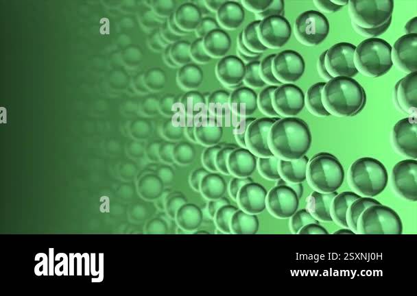 Animated abstract 3d glass balls moving geometrical futuristic ...