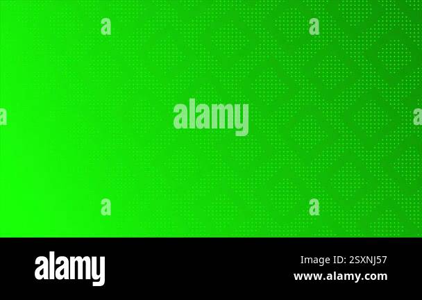 Animated abstract technology background green color half tone glowing ...