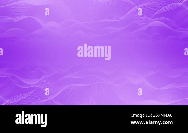 Animated Purple color abstract flowing waves futuristic technology ...