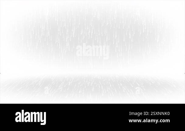 Animated White color particles 3d space moving upwards slowly abstract ...