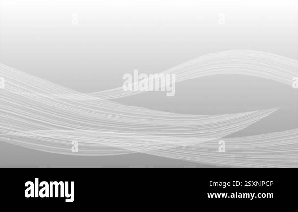 Animated white color simple and classy wavy lines modern design ...