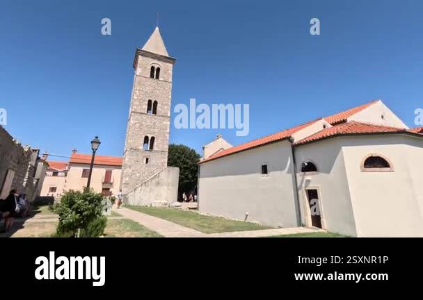 Ancient medieval town of Nin in Croatia. The Croatian Royal City and ...