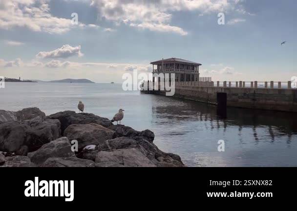 Moda,Istanbul,Turkey.February 23,2025.Moda Pier.Istanbul's Seaside ...