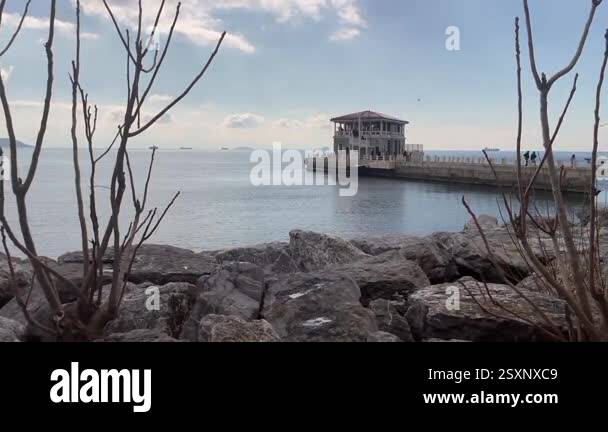 Moda,Istanbul,Turkey.February 23,2025.Moda Pier.Istanbul's Seaside ...