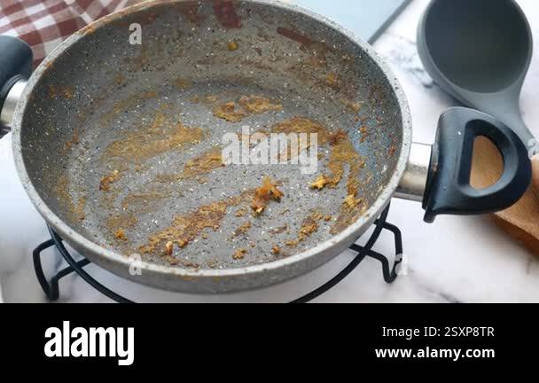 Learn effective methods to clean your frying pan after cooking meals ...