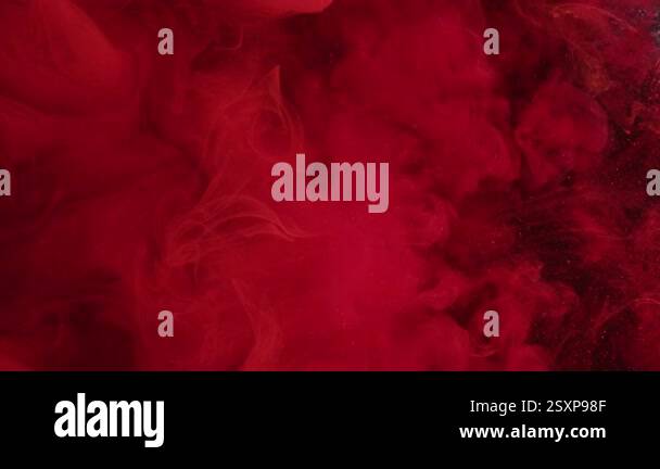 Mystical paint. Red haze. Foggy colored blur on dark abstract ...