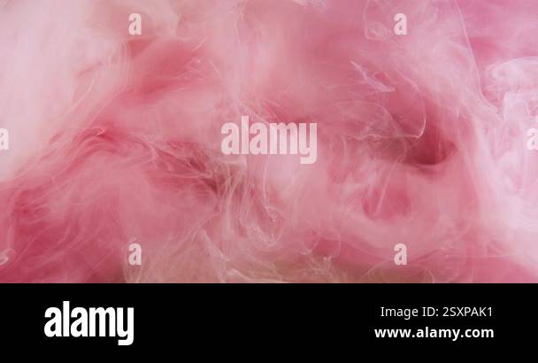 Paint mist. Smoke texture. Defocused pastel pink color fog splash wave ...