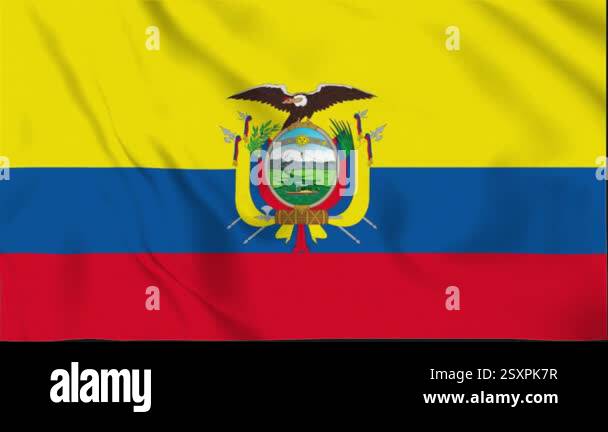 Ecuador Waving Flag, Ecuador Flag, Flag of Ecuador Waving Animation ...