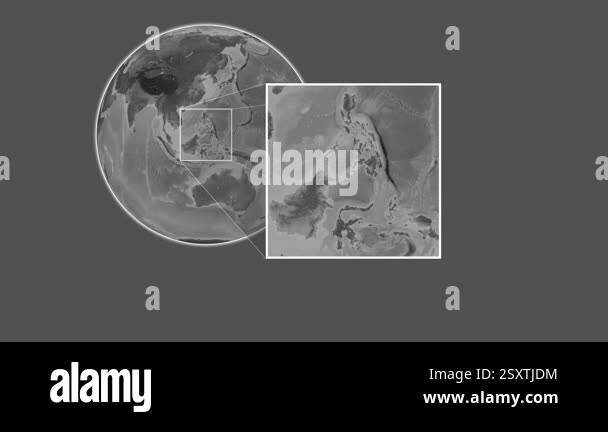 Basilan Island. Presentation of the location on a bilevel elevation map ...