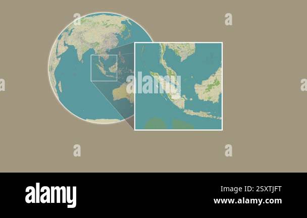 Pulau Batam Island. Presentation of the location on a OpenStreet map ...