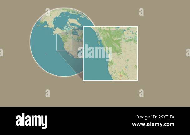 Blakely Island. Presentation of the location on a OpenStreet map using ...