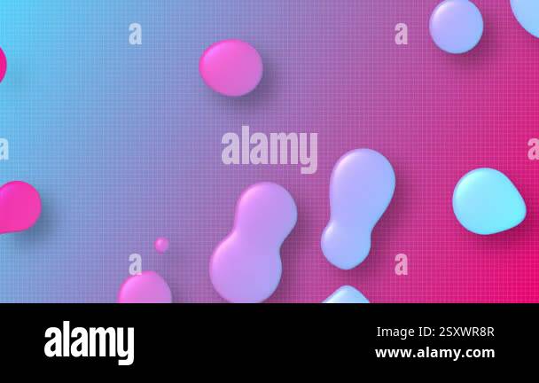 Vibrant and dynamic abstract liquid background with fluid morphing ...