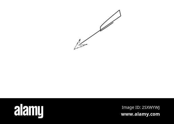 Head and heart one line art animation,hand-drawn enamored face ...