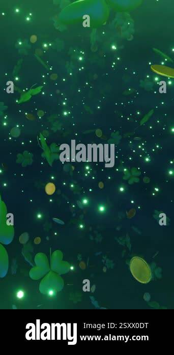 Shamrock And Gold Festive is motion footage for calibration films and ...