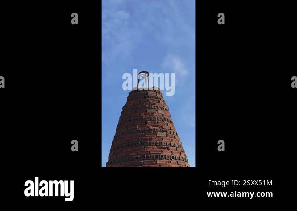 Smoke billows from fireworks oven at ancient Thai temple to ward off ...