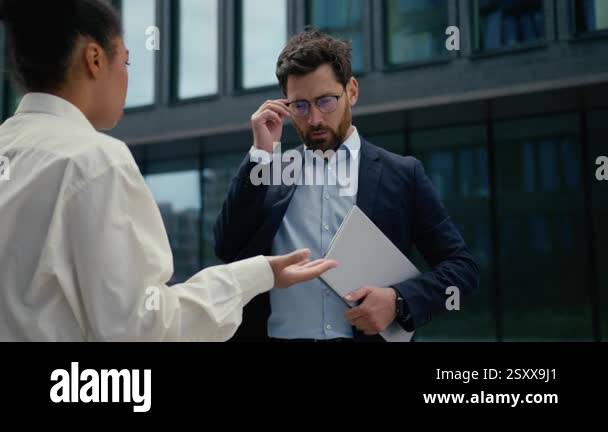 Angry African American woman businesswoman female leader CEO boss ...