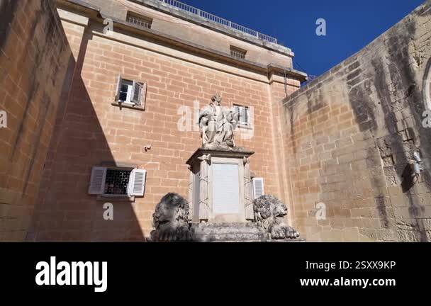 Valletta, Malta 25.11.2024 - Detail Joseph Nicholas Zammit, Maltese ...